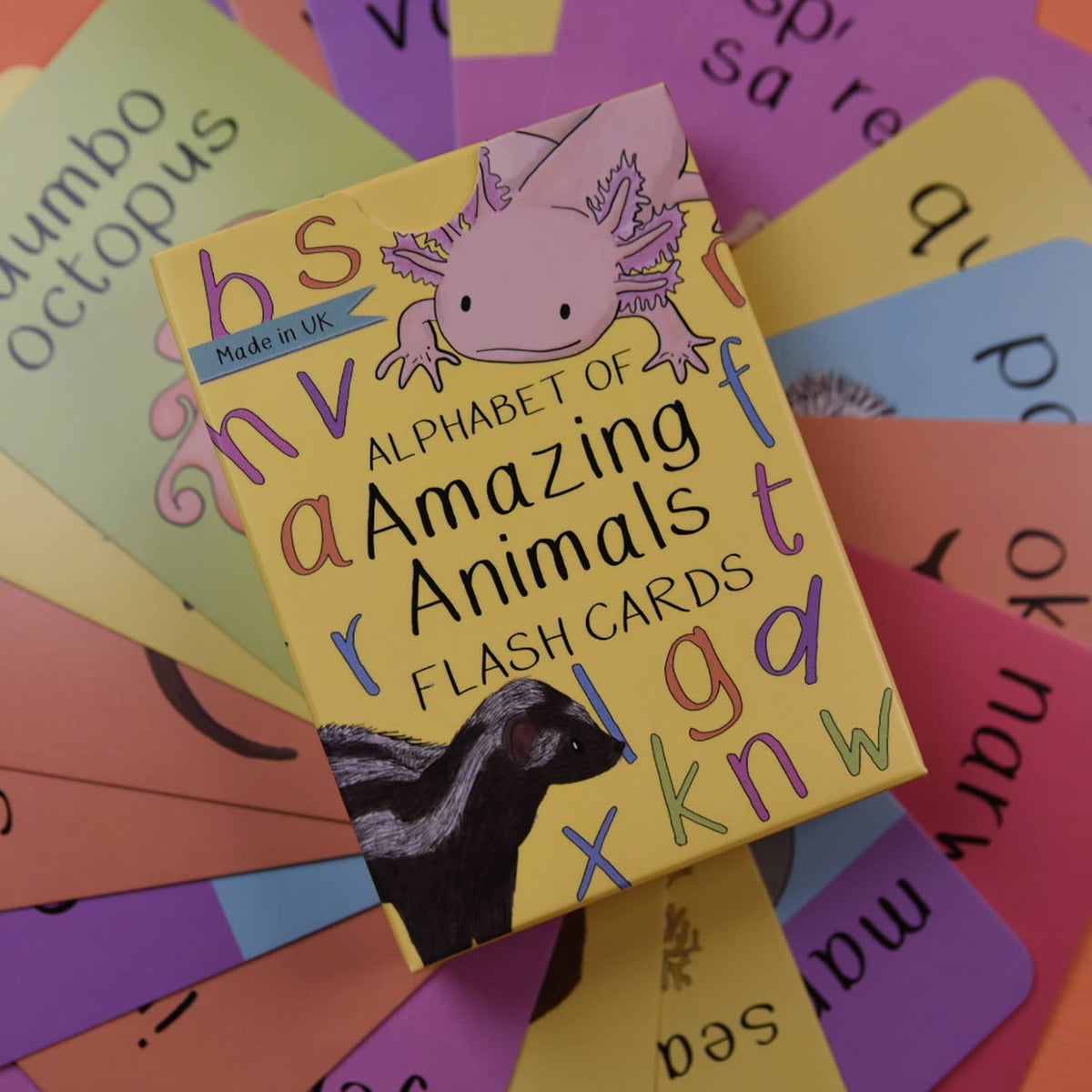 Alphabet of Amazing Animals Flash Cards – Pickles & Lillies ...